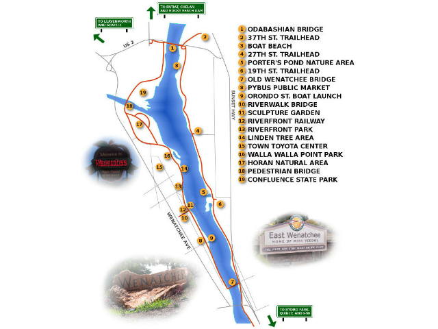 best walks in Washington | Apple Capital Loop Trail